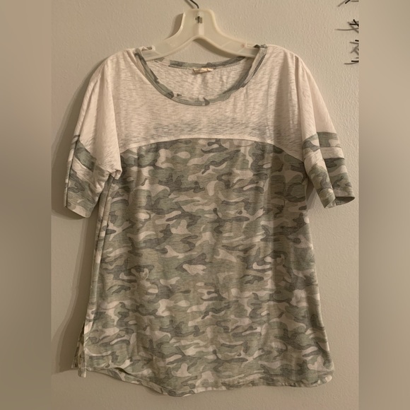 Hem & Thread | Tops | Hem Thread Brand Camo Tee Shirt Sz M Worn But In ...